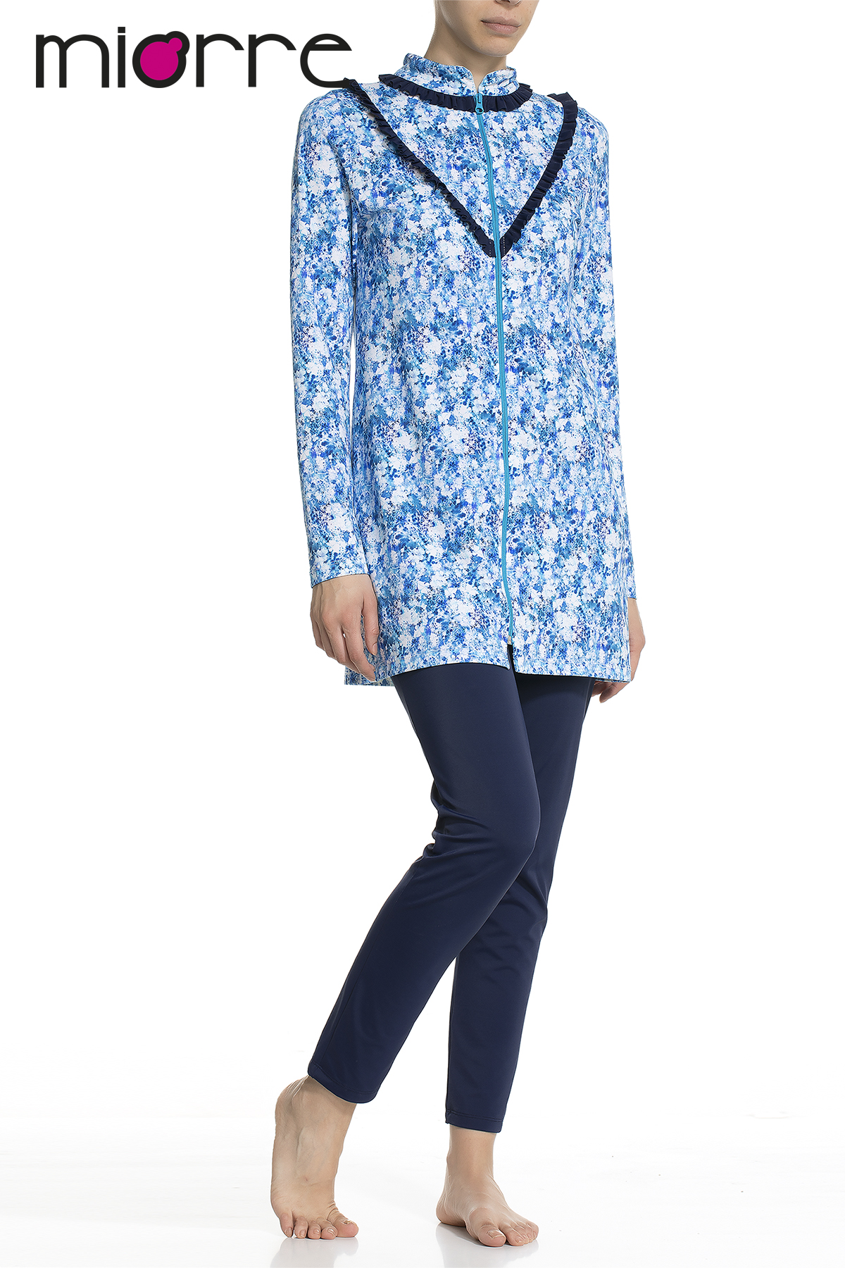 Miorre Floral Desenli Deniz Kıyafeti | Haşema | Kadın Plaj Giyim ...